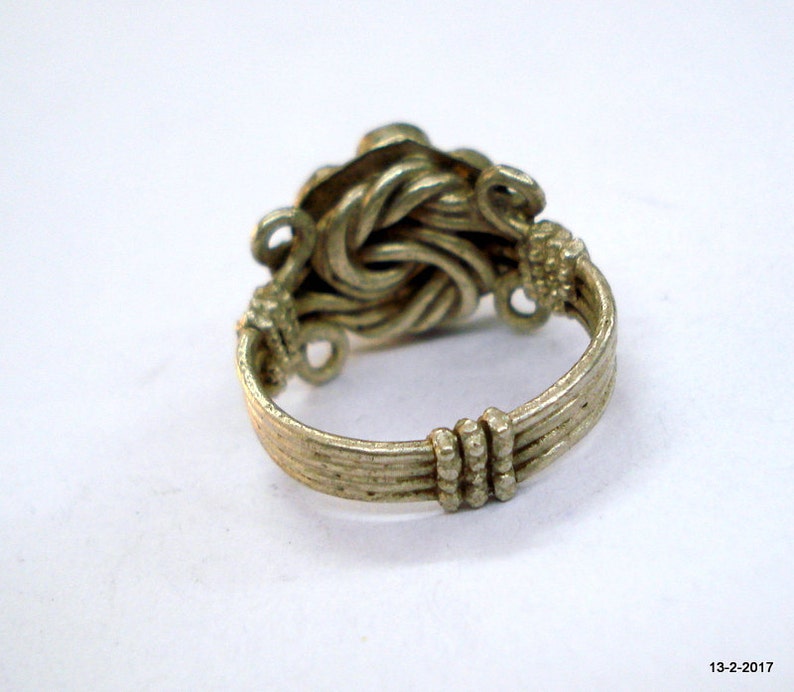Vintage Antique Ethnic Tribal Old Silver Ring Gypsy Hippie | Etsy