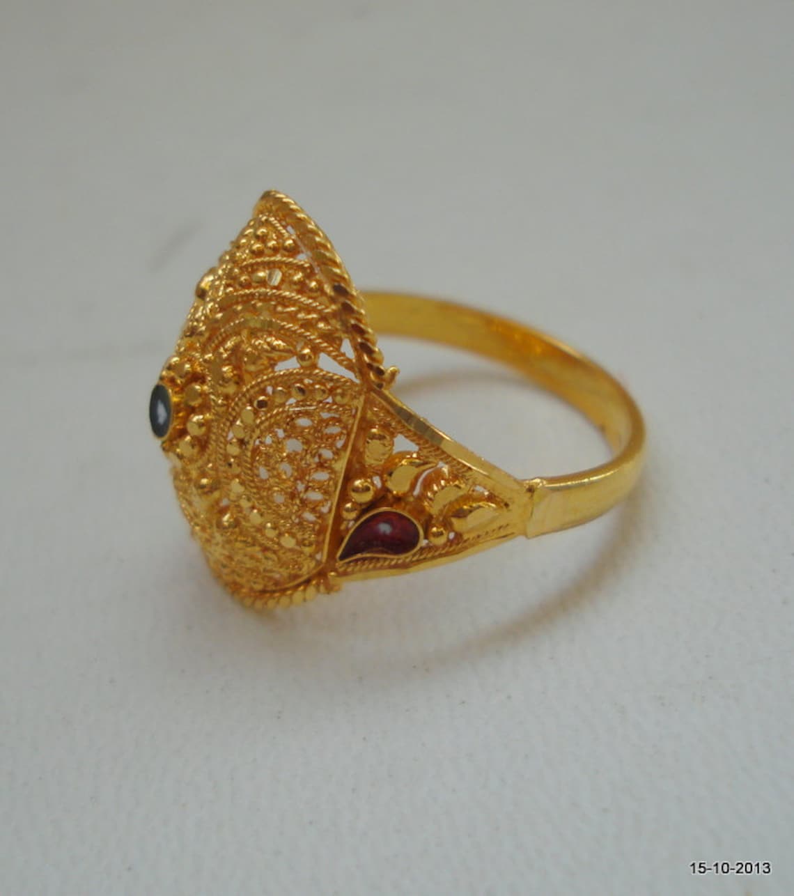 20k Gold Ring Handmade Jewelry Traditional Design - Etsy