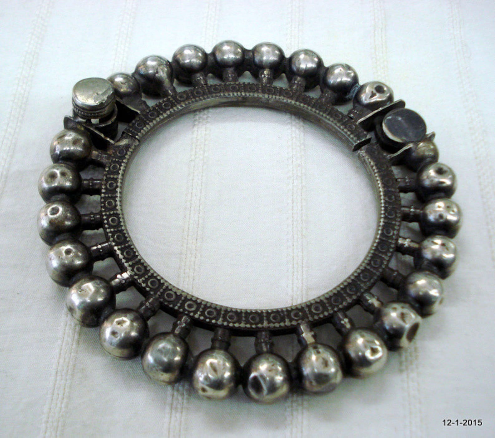 Vintage Antique Tribal Old Old Silver Bracelet Bangle Belly - Etsy