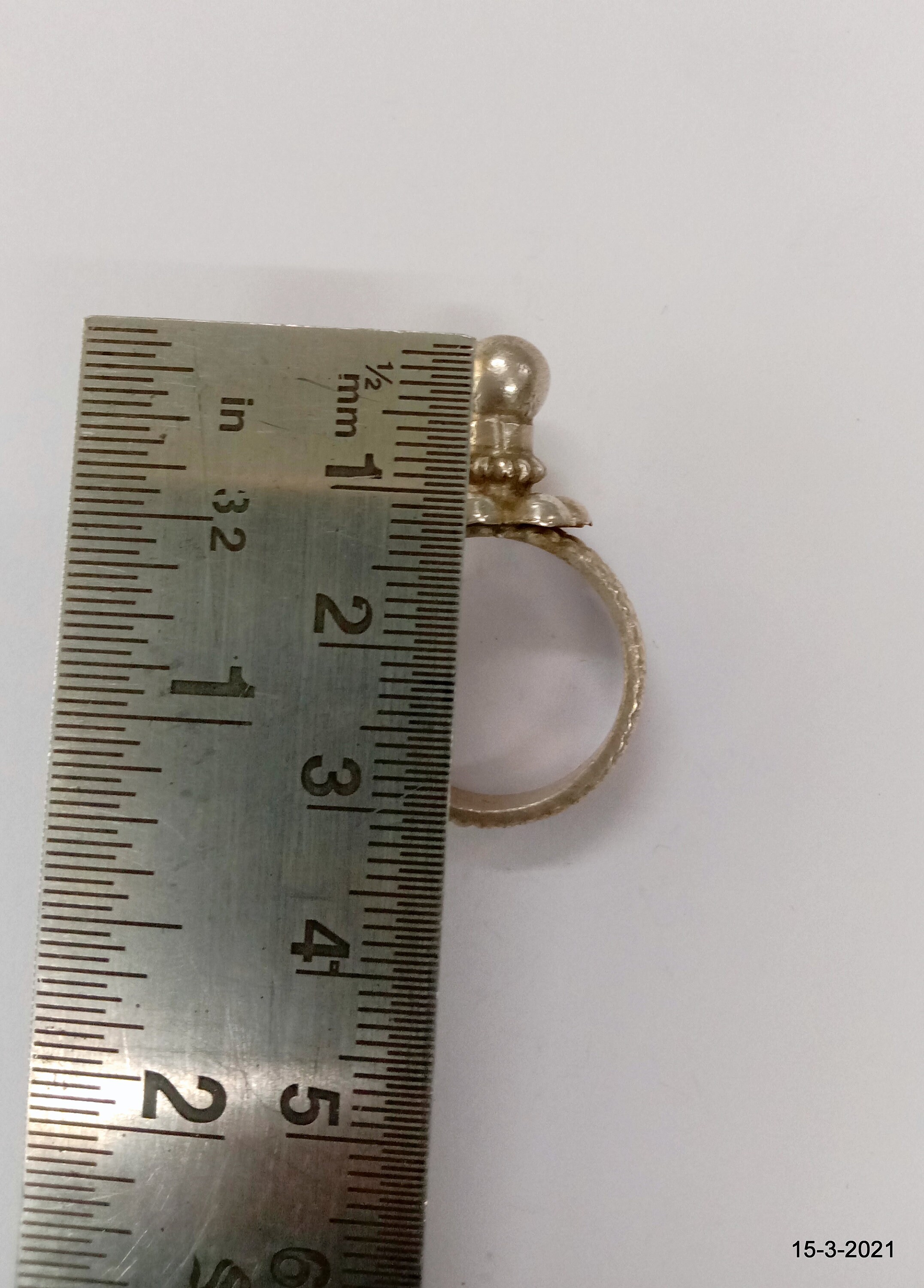 Vintage Antique Tribal Old Silver Ring Lingam Ring Handmade - Etsy