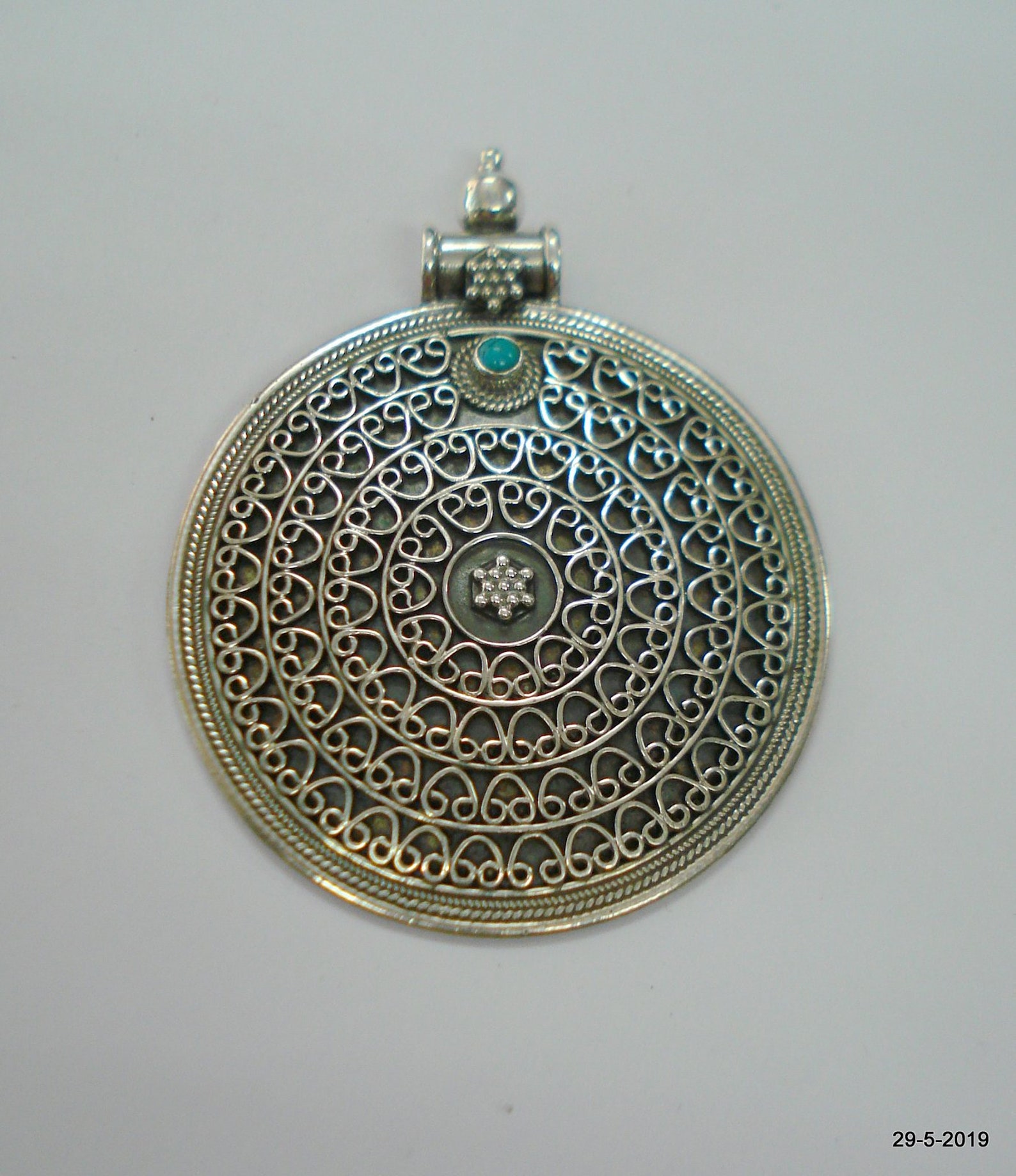 Traditional Design Sterling Silver Pendant Necklace Handmade | Etsy