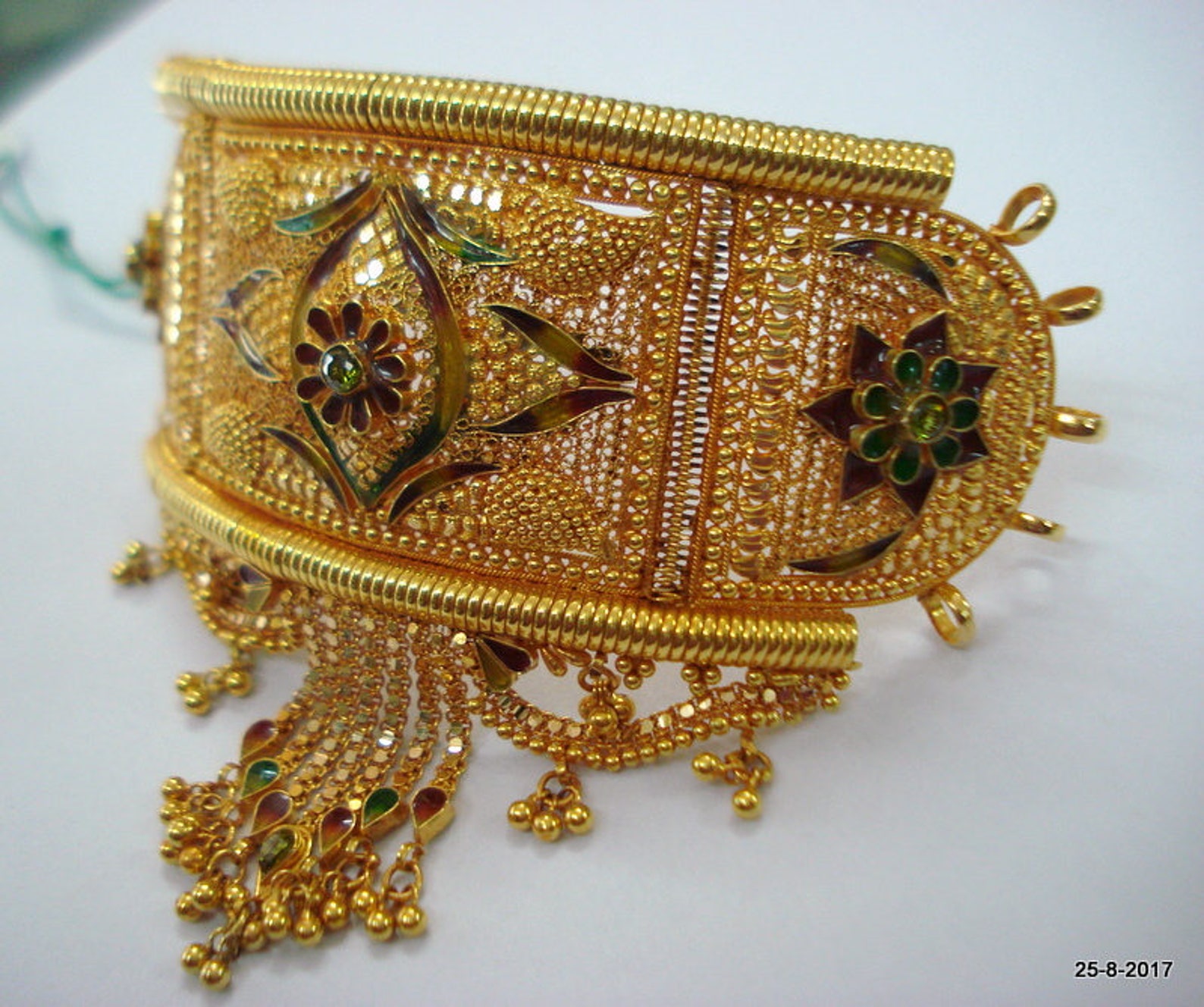 Traditional design 20kt gold armlet bracelet bajuband arm | Etsy