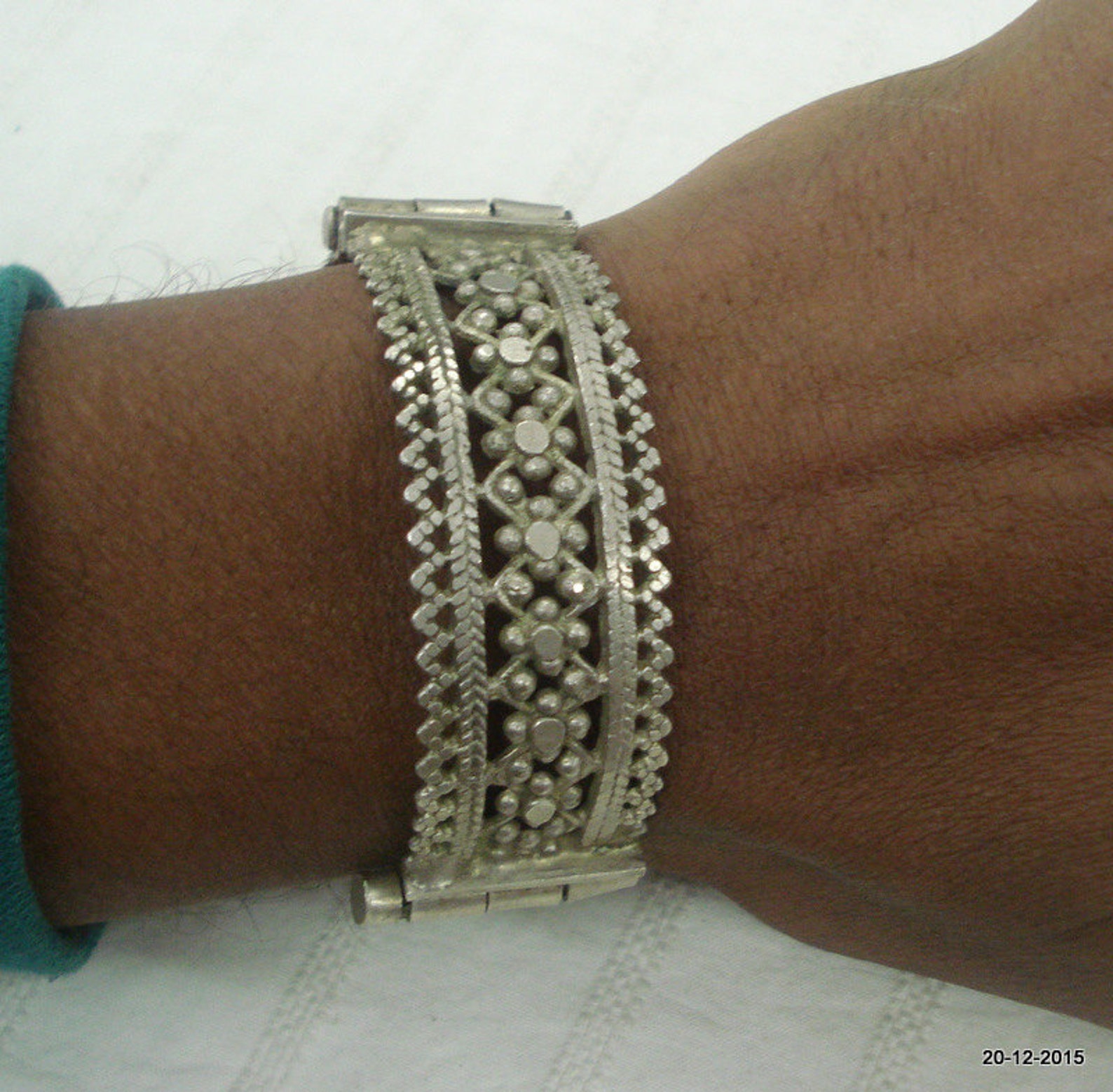 Rare Vintage Antique Tribal Old Silver Bracelet Bangle - Etsy