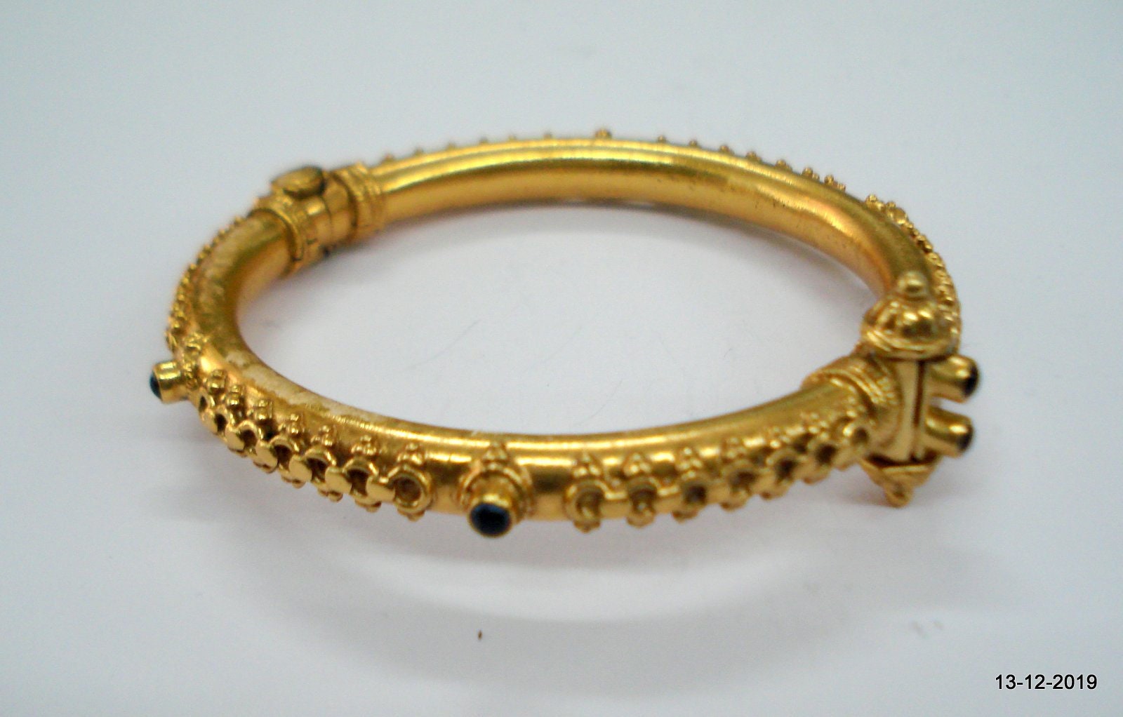 Vintage gold gilded silver bracelet bangle gold vermeil | Etsy