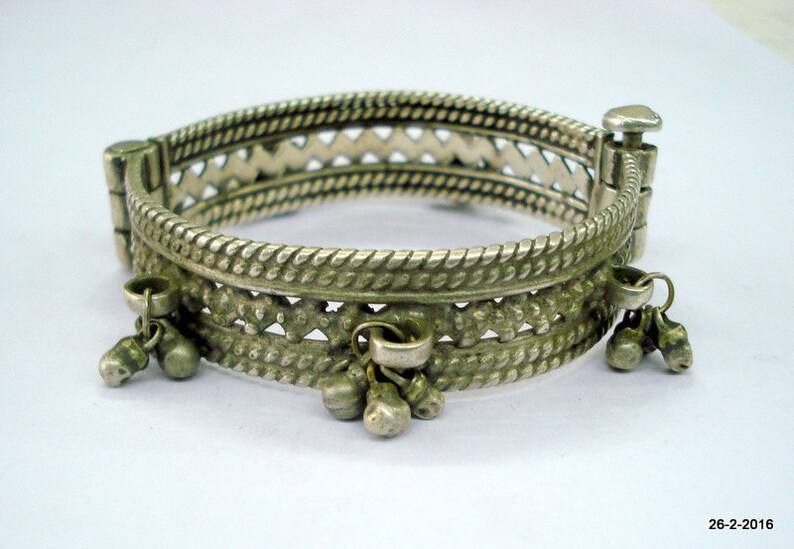 Vintage alte Silber Armreif Armband Antik Stammes-Bauchtanz - Etsy.de