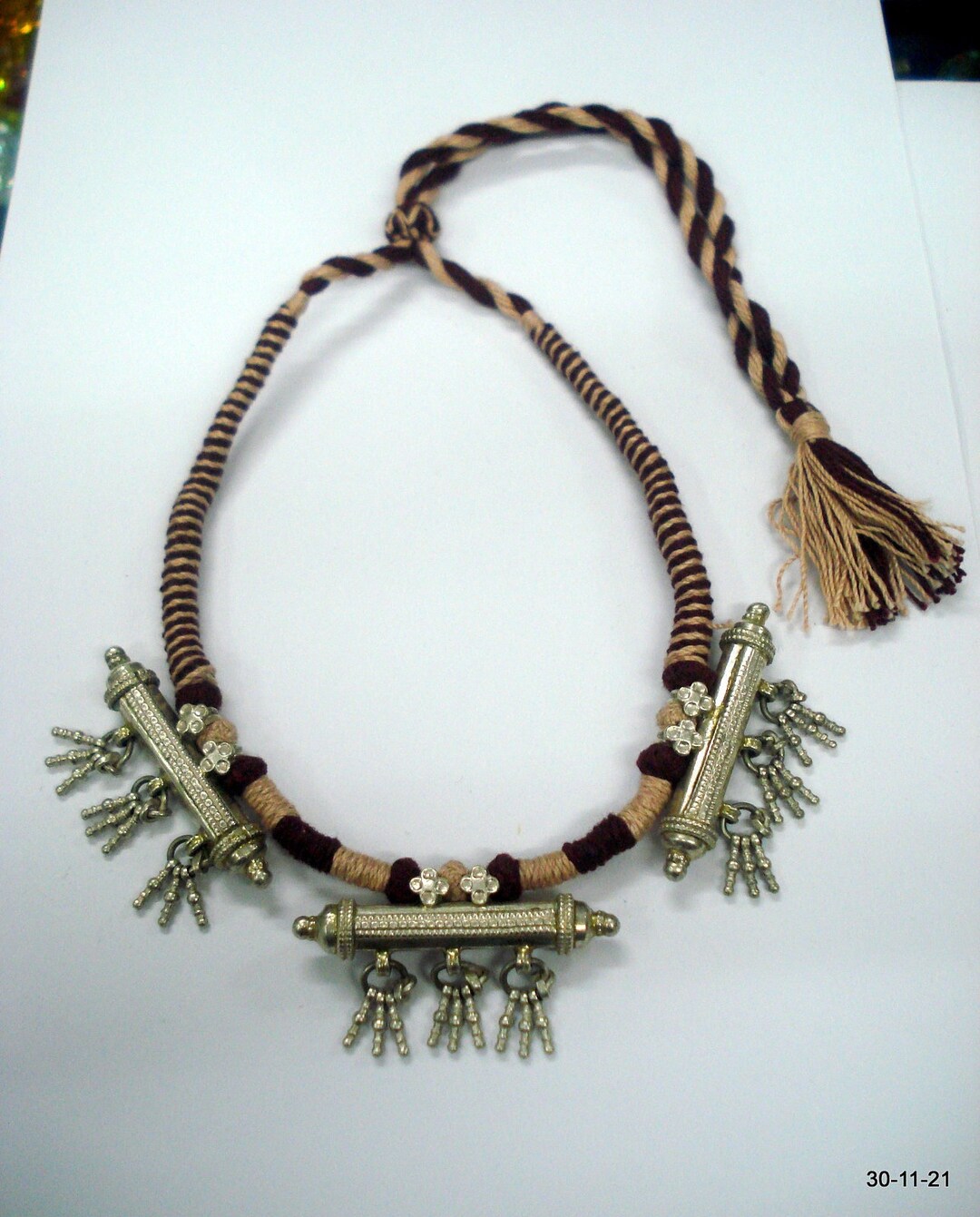 Tribal Old Silver Taviz Amulet Pendant Necklace Vintage Antique - Etsy