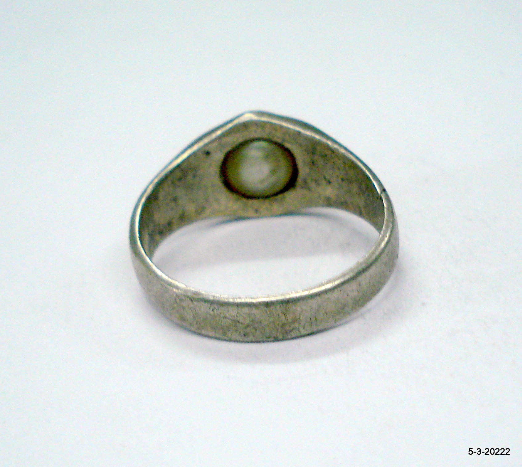 Vintage Antique Tribal Old Silver Ring Pearl Gemstone Moti Mens Ring - Etsy