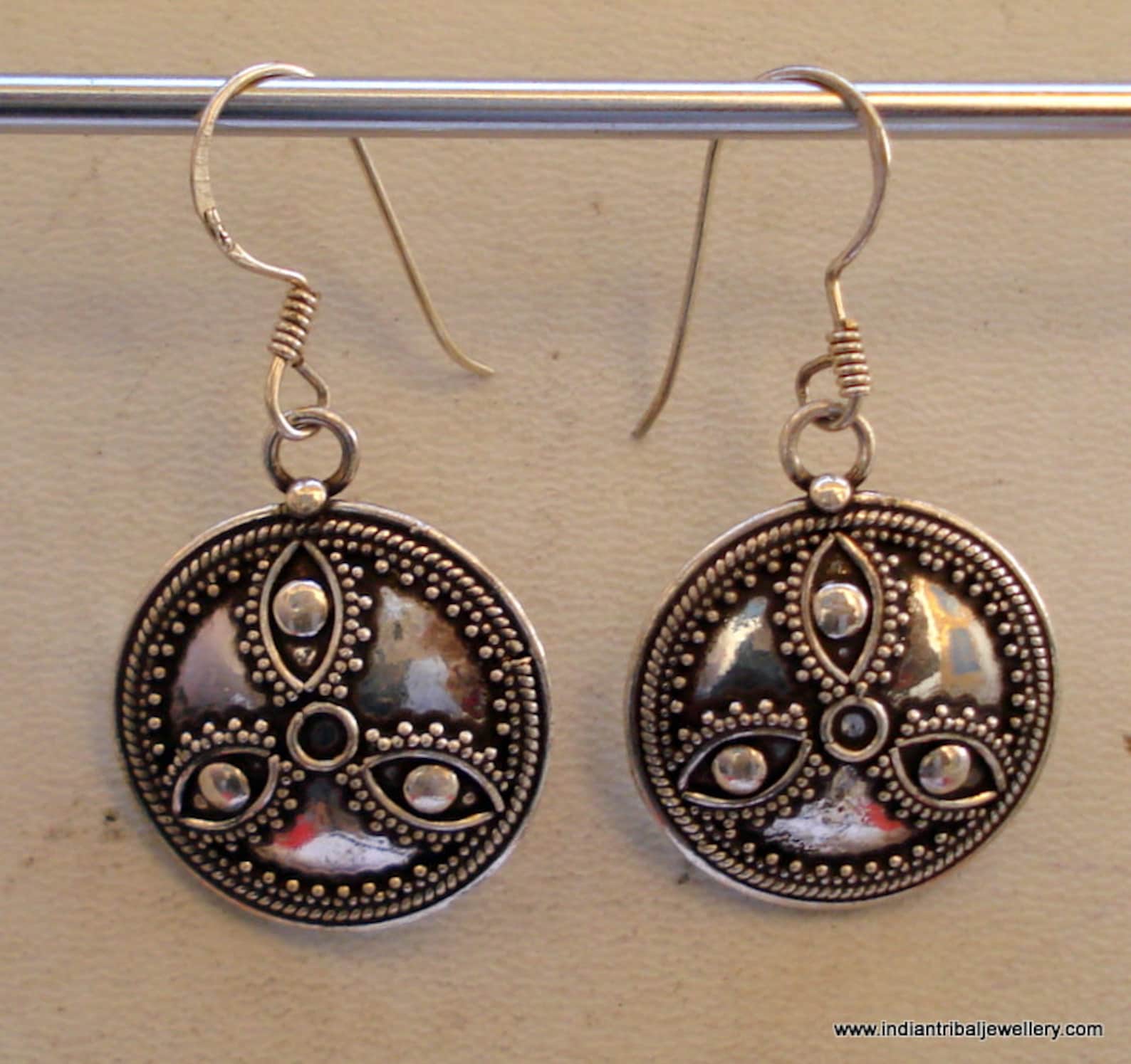 Ethnic Sterling Silver Earrings Handmade Jewelry Traditional - Etsy UK