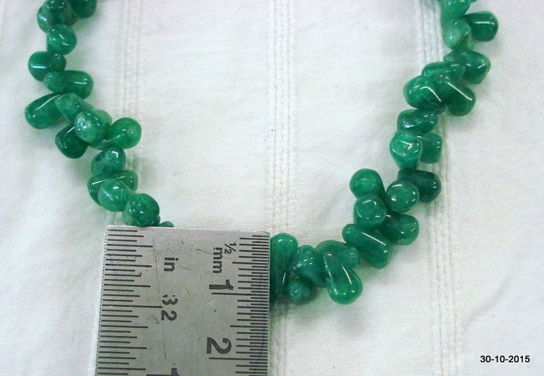 Vintage Green Jade Beads Necklace Strand Jade Gemstones - Etsy
