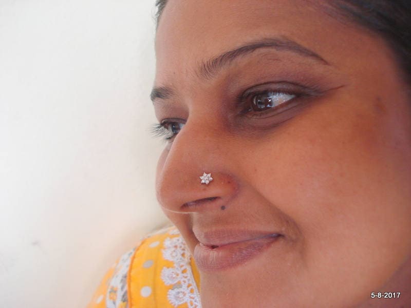 Ethnic Gold Nosepin Diamond Nosepin Nose Stud Handmade Nosepin - Etsy