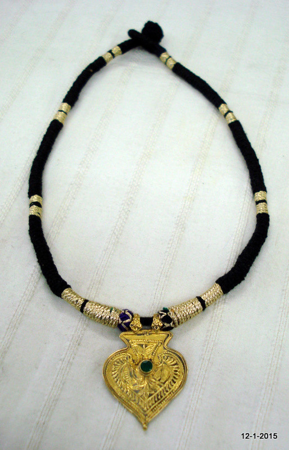 Vintage Antique Tribal Old 20k Gold Pendant Necklace Gold Jewelry - Etsy