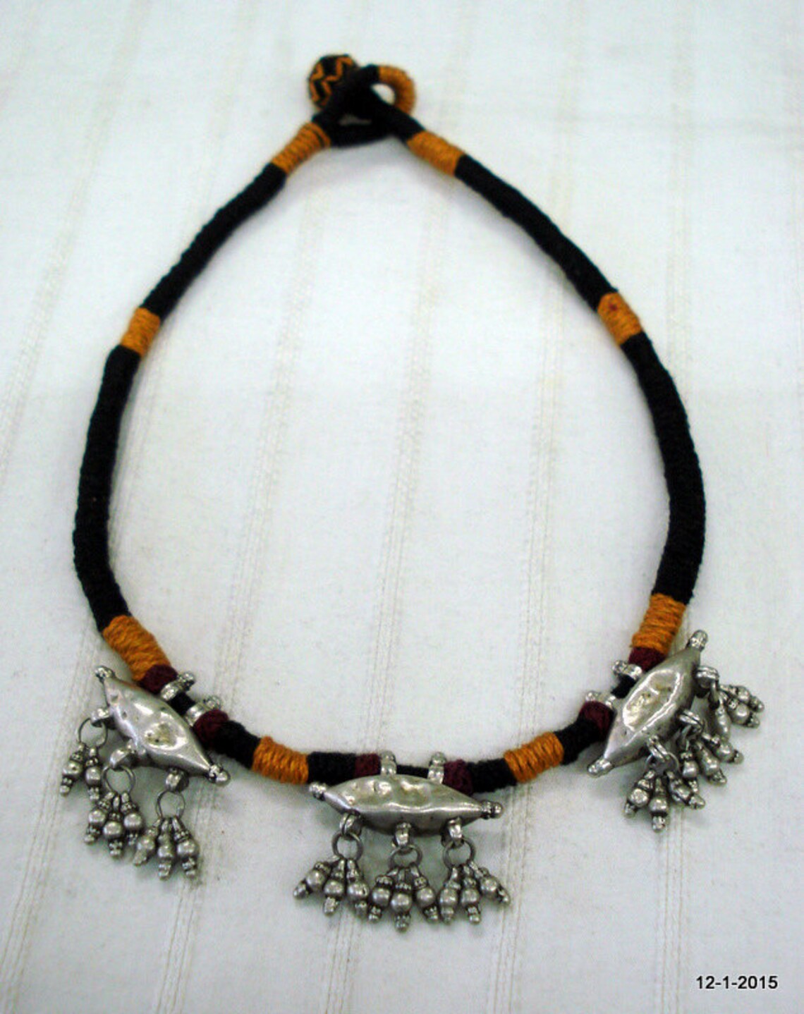Vintage Antique Ethnic Tribal Old Silver Taviz Amulet Pendant Necklace ...