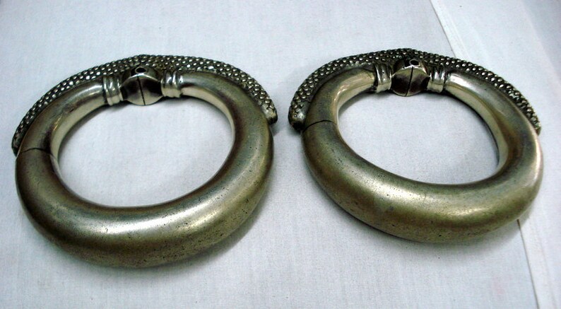 Vintage Antique Tribal Old Silver Ankle Bracelet Anklet Feet - Etsy