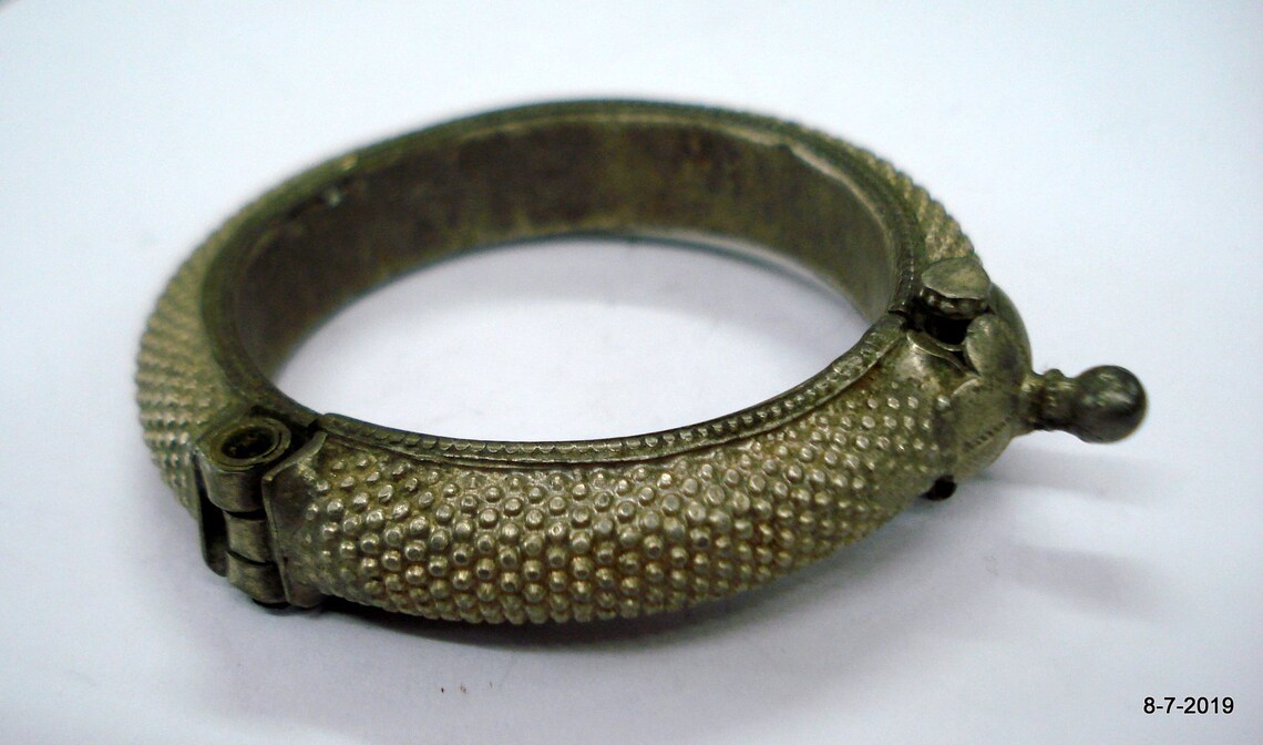 Vintage Bangle Antique Bangle Tribal Old Silver Bangle Bracelet Cuff - Etsy