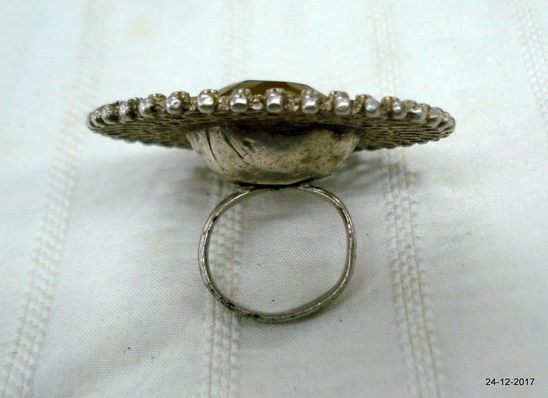 Ancient Vintage Ring Antique Tribal Old Silver Ring Gypsy - Etsy
