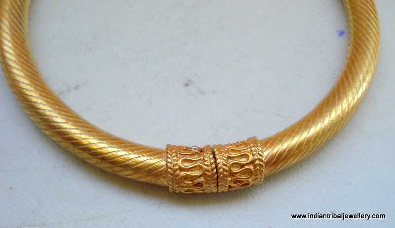 Traditional Design Gold Gilded Silver Bracelet or Bangle - Etsy