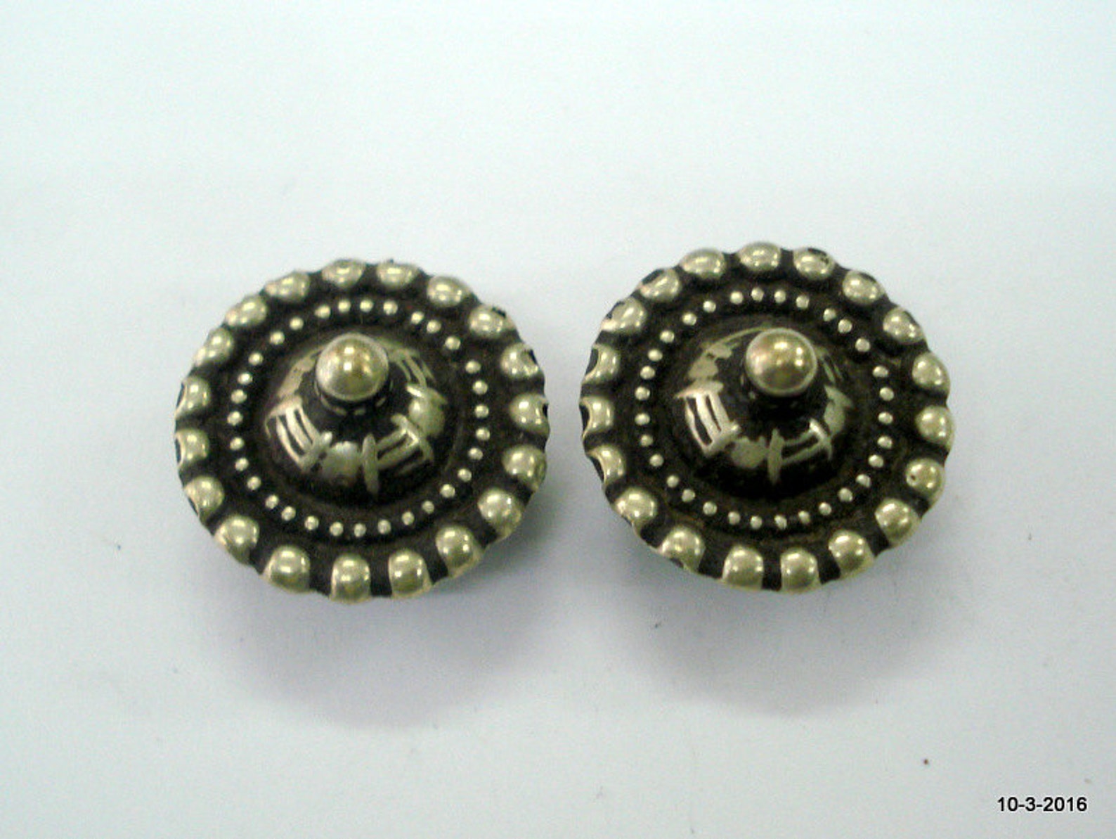 Vintage Ear Plug Antique Tribal Old Silver Ear Plug Earrings ...