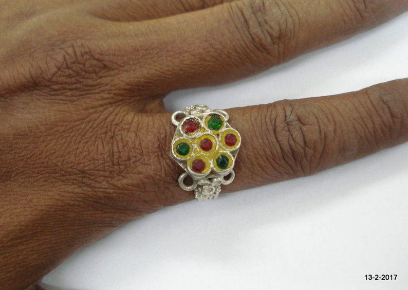 Vintage Antique Ethnic Tribal Old Silver Ring Gypsy Hippie - Etsy