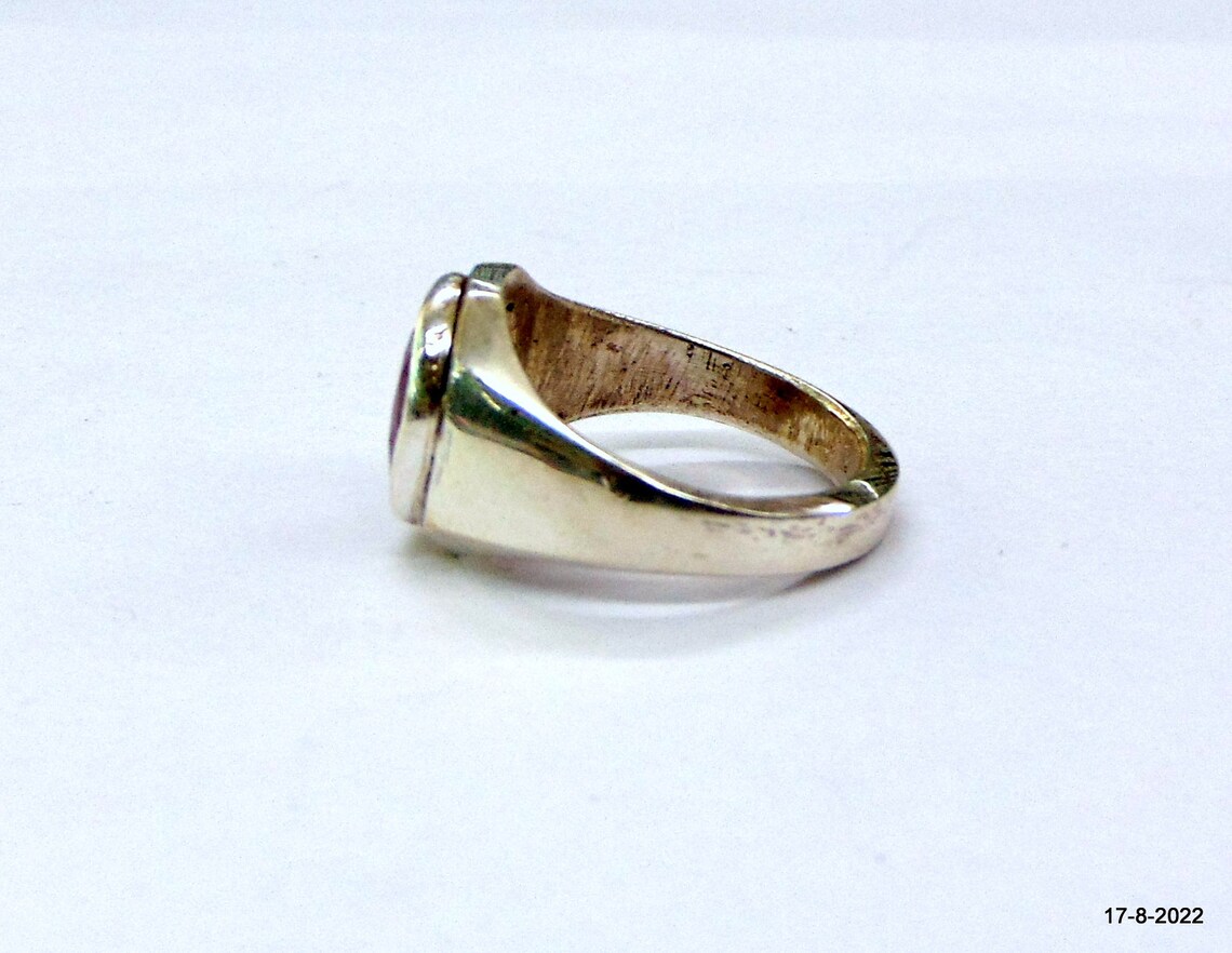 Sterling Silver Ring Ruby Gemstone Ring Handmade Jewelry From - Etsy