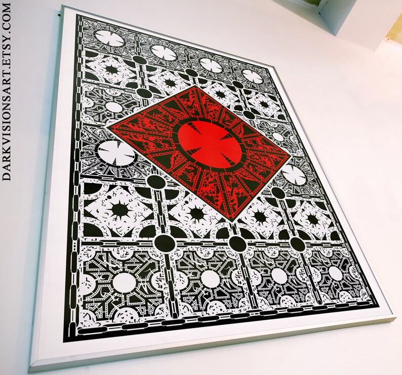 Hellraiser Puzzle Box Poster Art Print Clive Barker Pinhead - Etsy