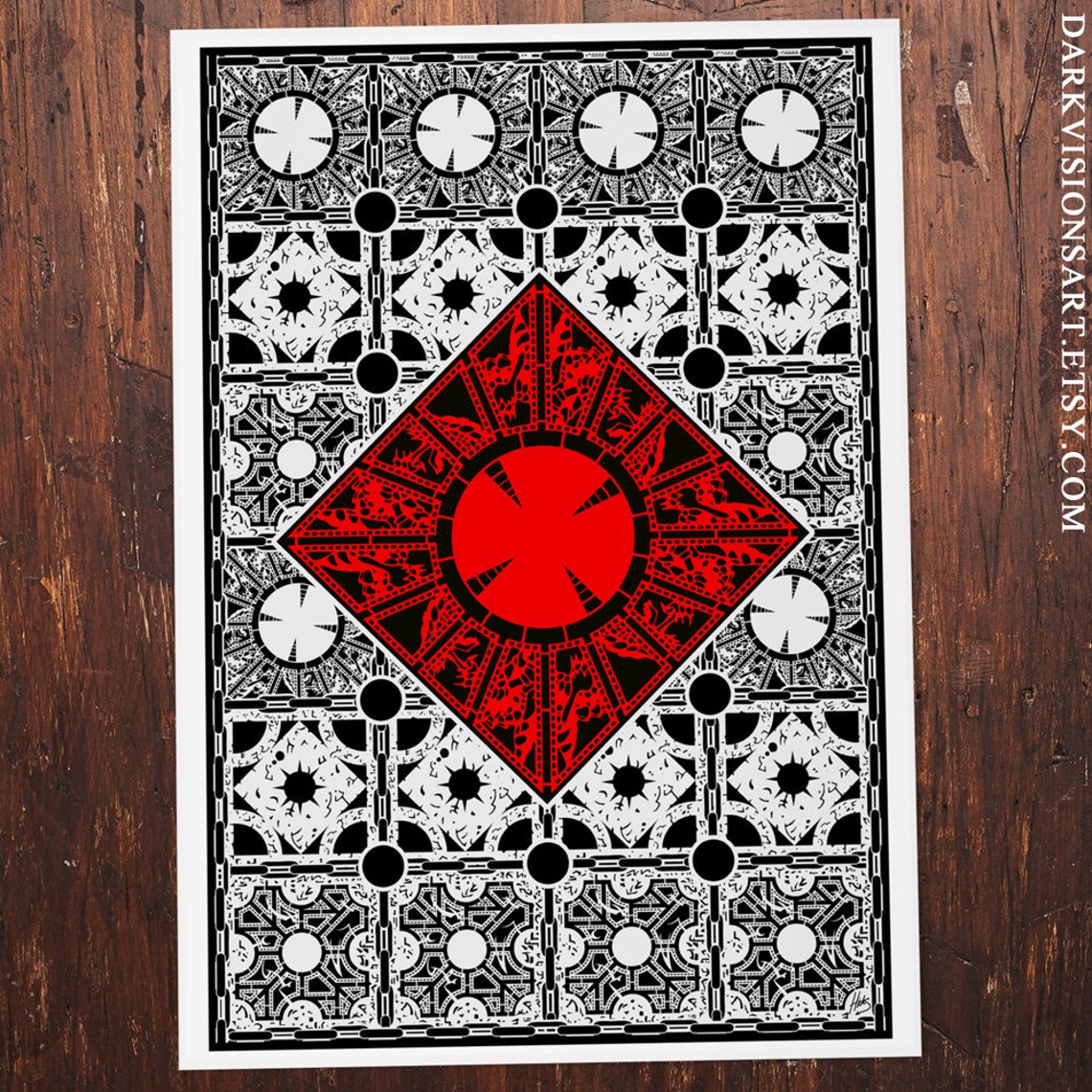 Hellraiser Puzzle Box Poster Art Print Clive Barker Pinhead - Etsy UK