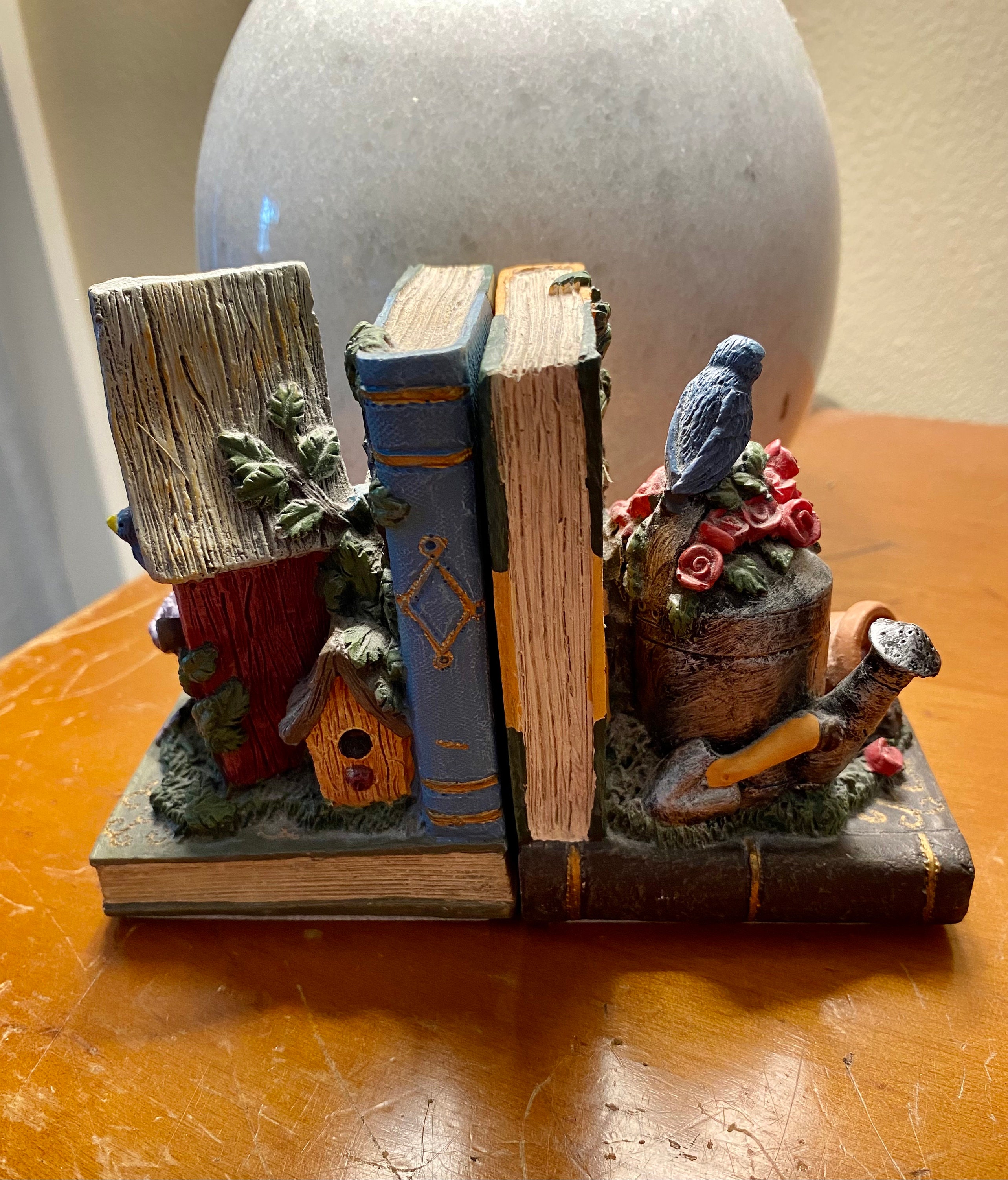1996 Figi Graphics garden Lovers Bookends - Etsy