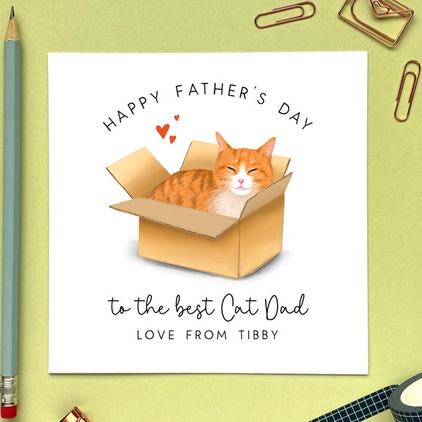 Cute Cat Card - Etsy