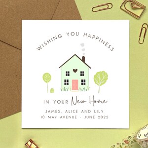 Personalised Handmade New Home Card - Etsy UK
