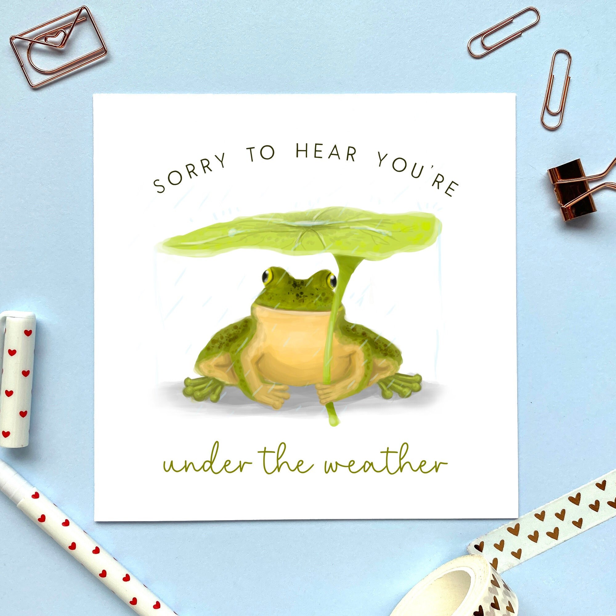 Get Well Soon Frog