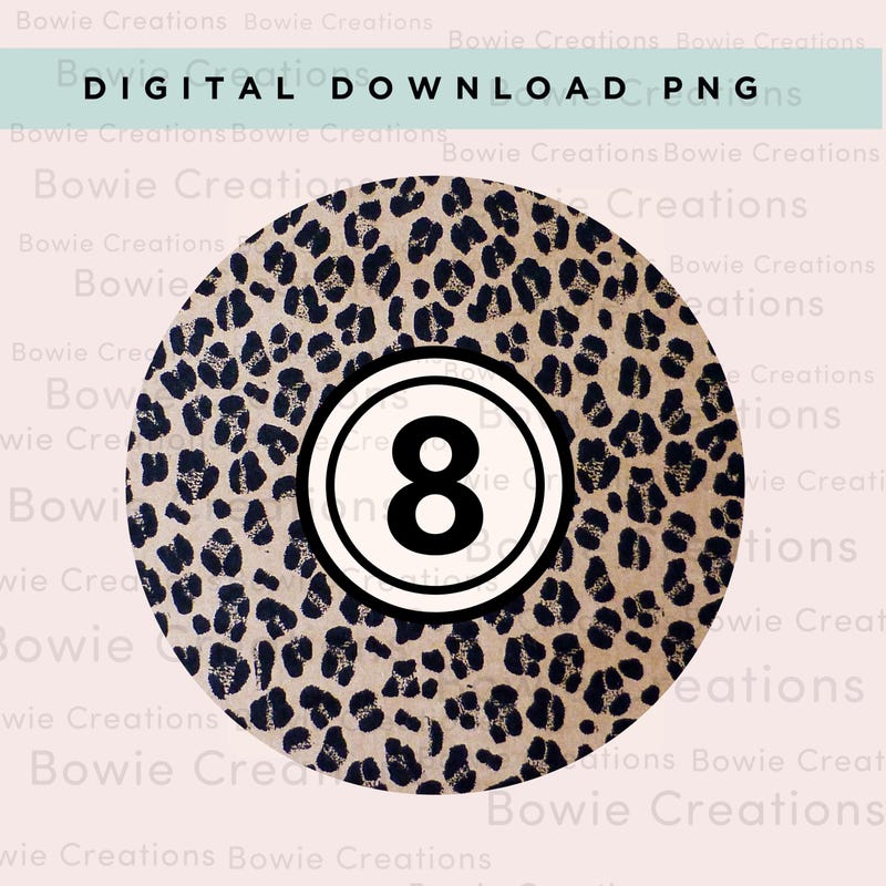 Cheetah 8 Ball - Etsy