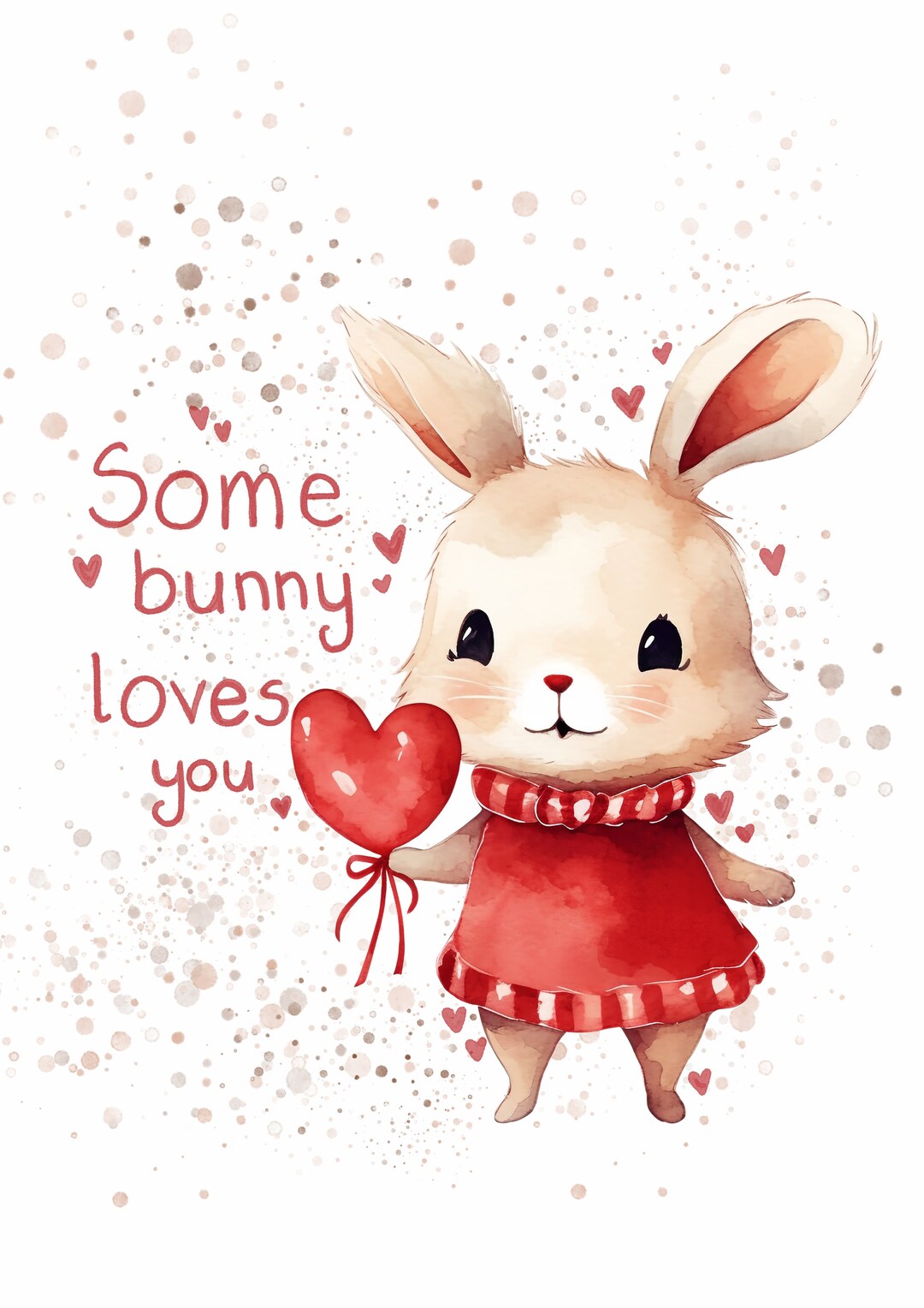 Some Bunny Loves You PNG, Valentine's Bunny Rabbit, Valentine's Day ...