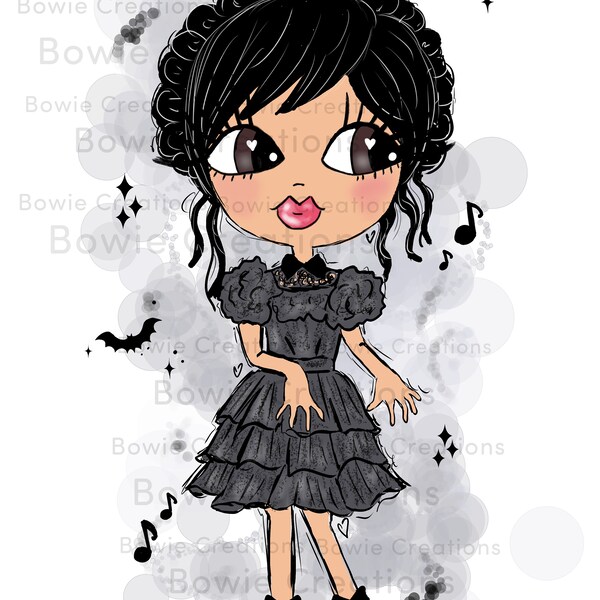 Wednesday Addams Png Dancing Queen - Etsy