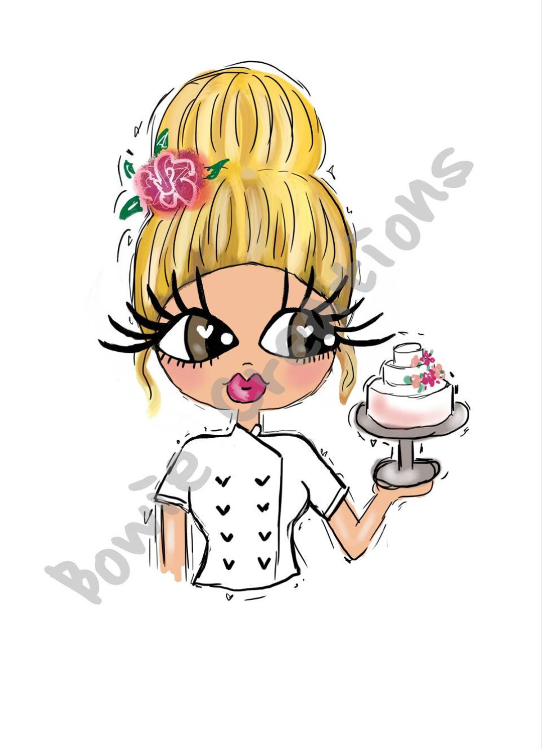 Character Logo, Portrait Logo, Digital Illustration, Custom Logo Design ...