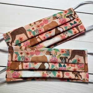 Boxer Fabric Face Mask - Etsy