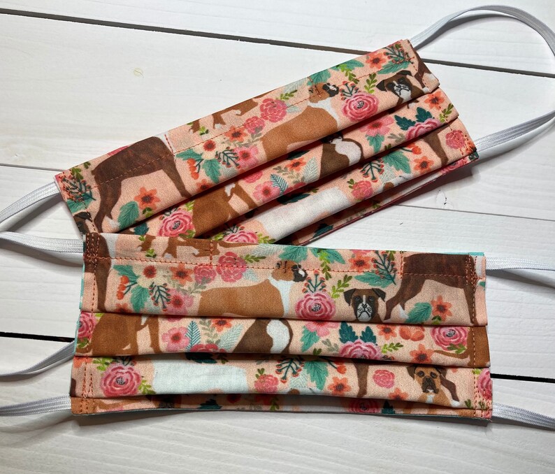 Boxer Fabric Face Mask - Etsy