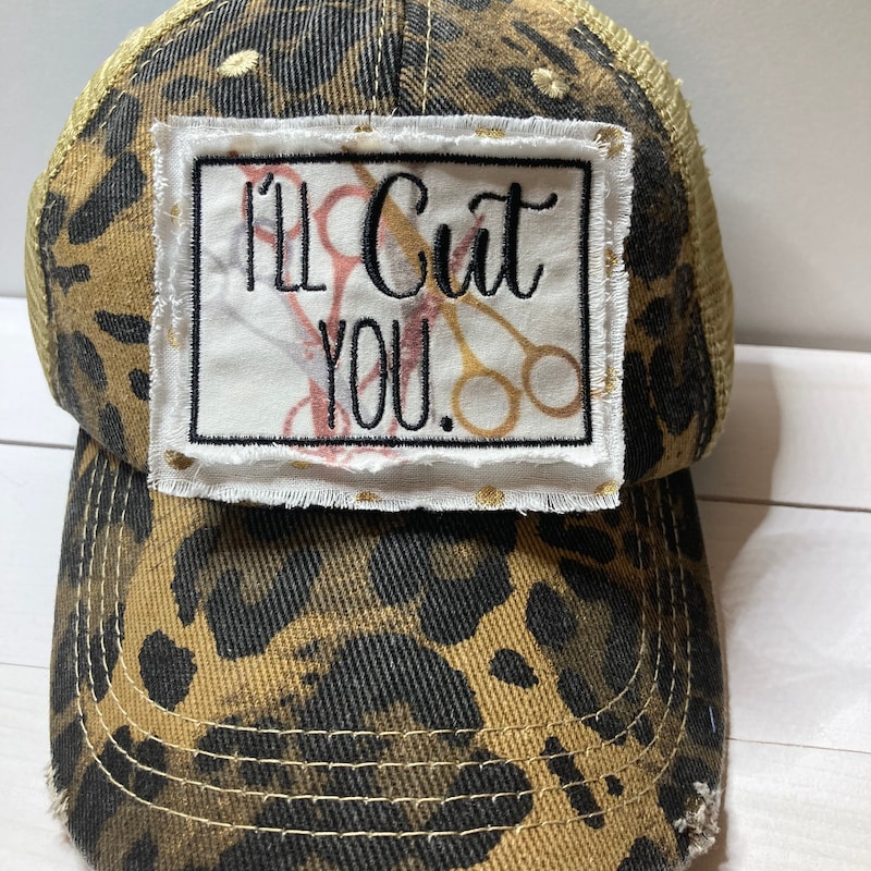 Distressed Baseball Cap - Etsy