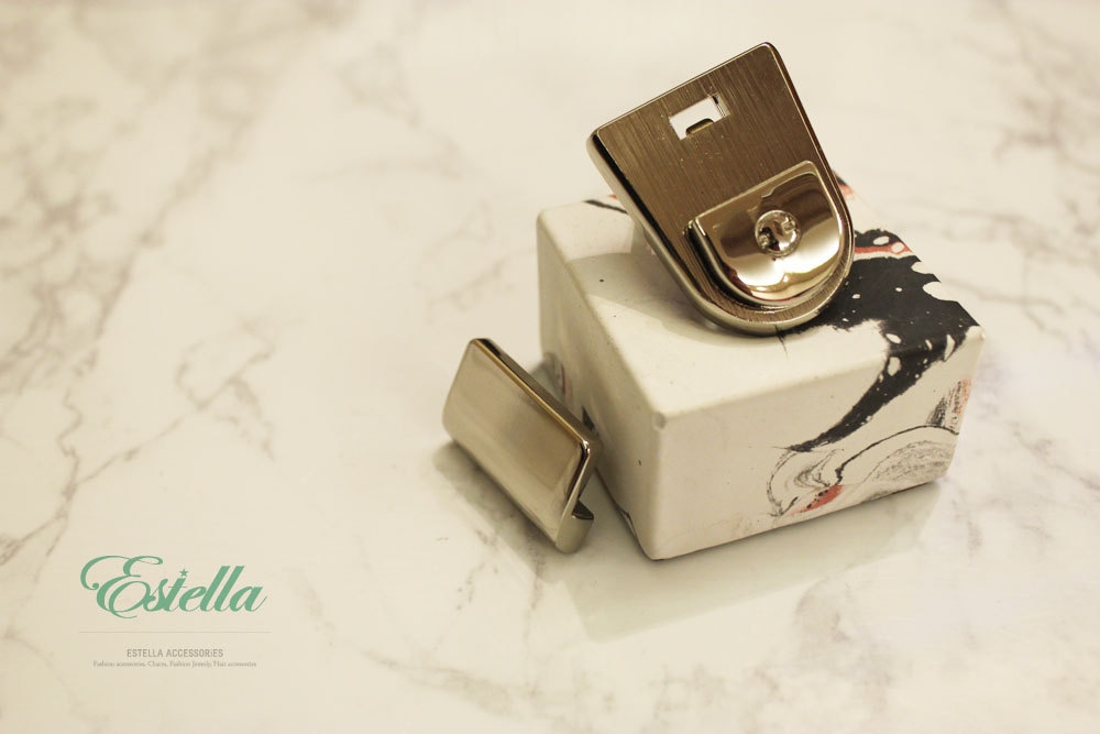 Latch Lock Round Press Down Lock Push Lock Handbag Lock - Etsy