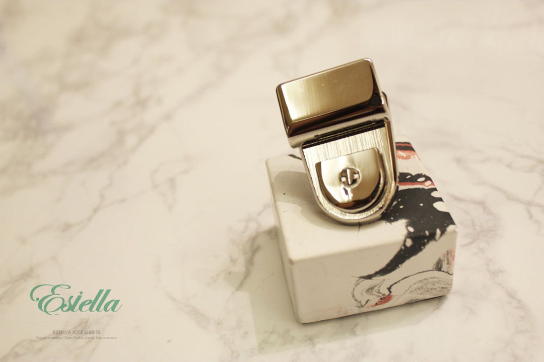 Latch Lock Round Press Down Lock Push Lock Handbag Lock - Etsy