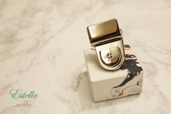 Latch Lock Round Press Down Lock Push Lock Handbag Lock | Etsy