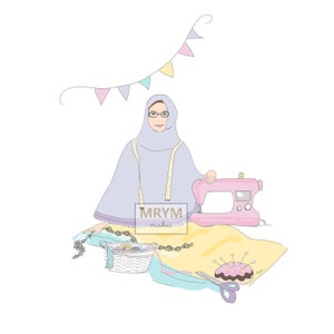 Seamless Digital Hijab Rida Pattern PNG With a Transparent Background ...