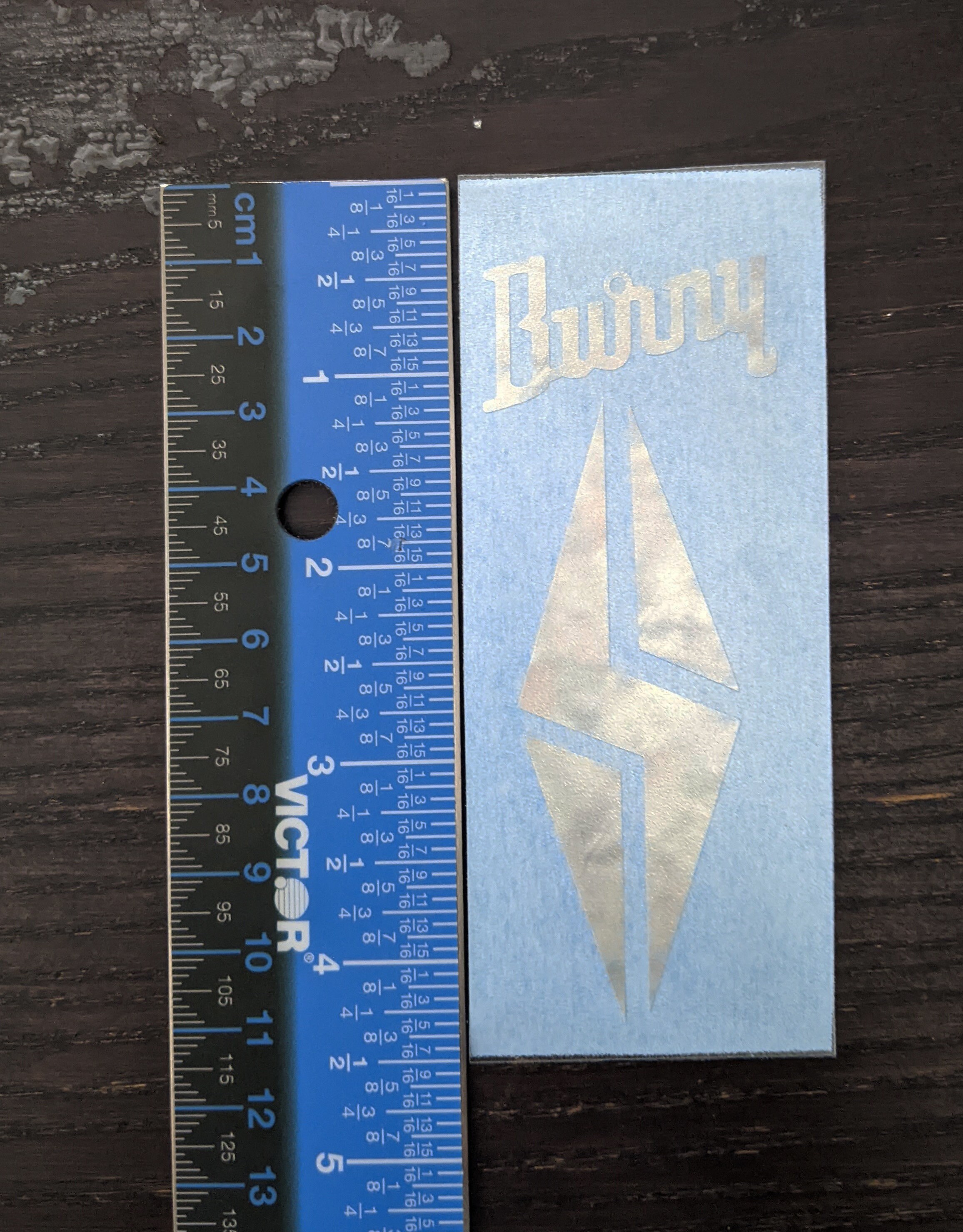 Burny Split Diamond Guitar Headstock MOP Decal Set Perfect for ...