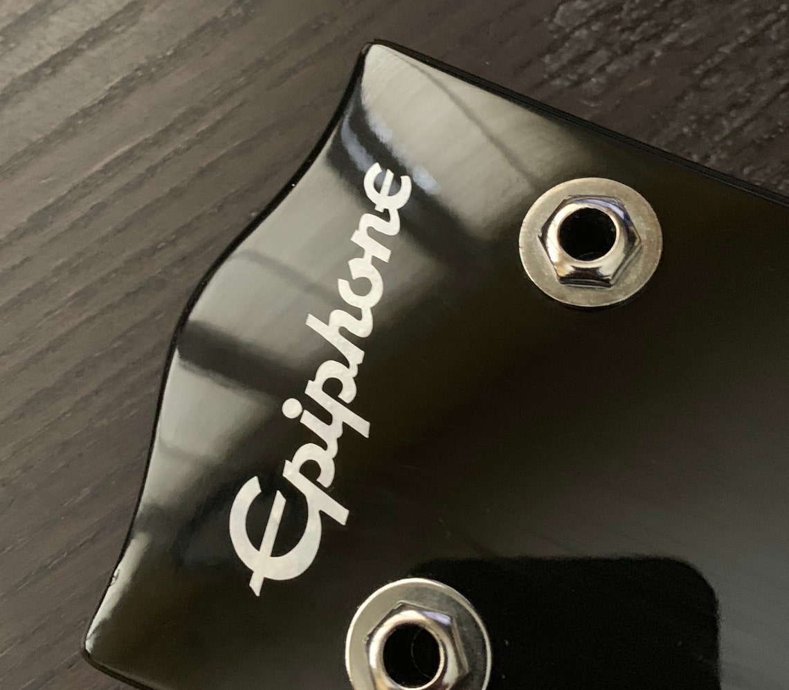 Epiphone Headstock Logo MOP Vinyl Decal Inlay Perfect for | Etsy