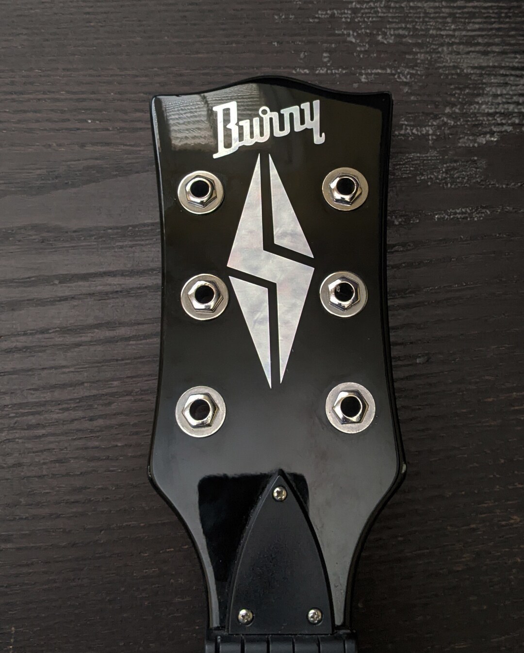 Burny Split Diamond Guitar Headstock MOP Decal Set Perfect for ...