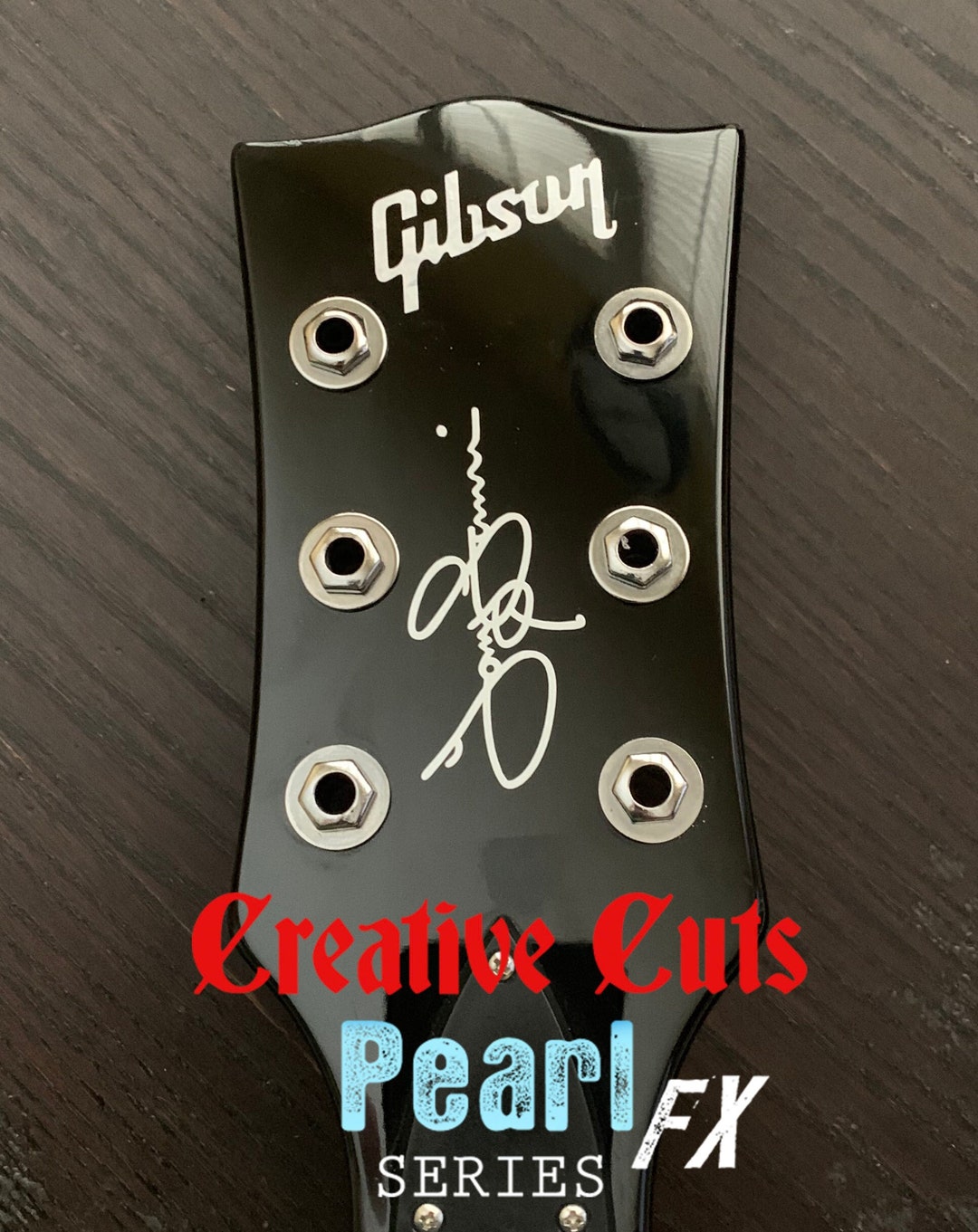 Tony Iommi SG Sig Headstock Mop Decal + Other Material and Color ...