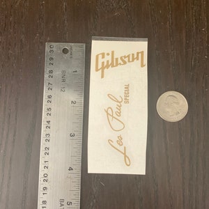 LP SPECIAL Headstock Vinyl Decal for Restoration and Customization ...