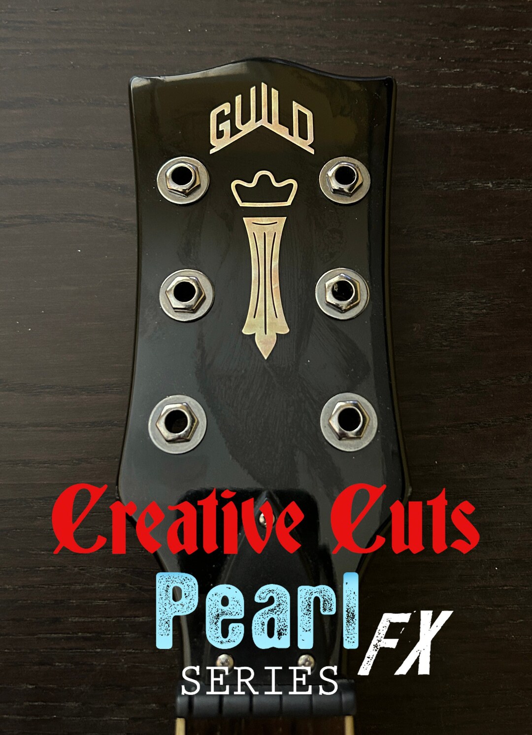 1969 Era Guild Logo Guitar Headstock Logo Vinyl Sticker Decal MOP or ...