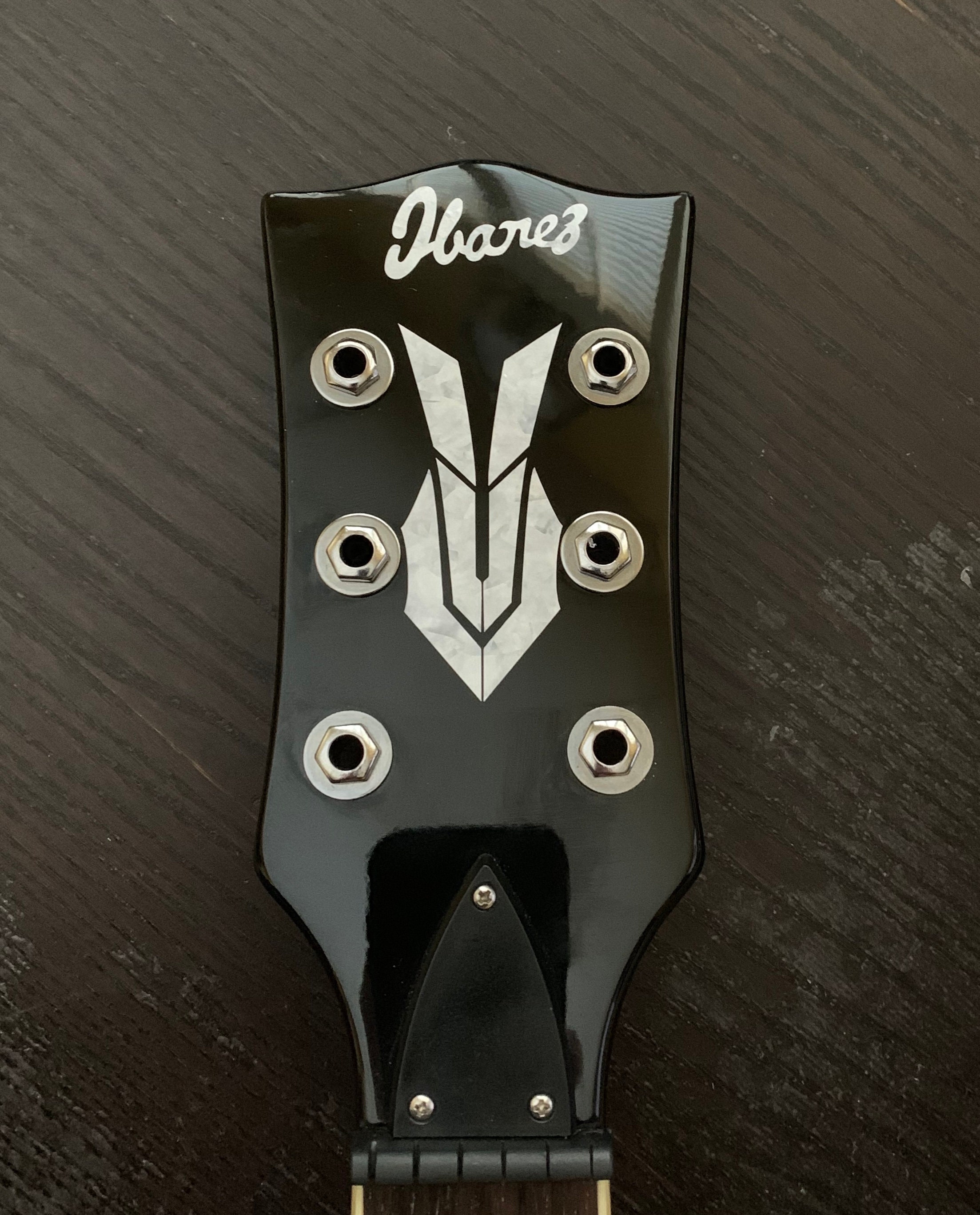 Ibanez Fujigen Lawsuit Era Vintage Guitar Headstock MOP Decal Set ...