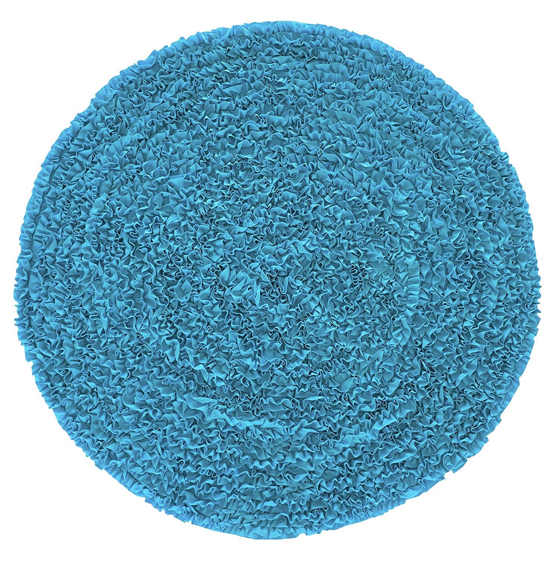 Clearance 5 Ft Round Cotton Ruffle Rug Nursery Rugs Knit - Etsy