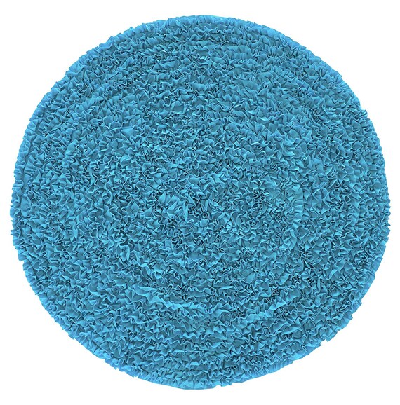 Clearance 5 Ft Round Cotton Ruffle Rug Nursery Rugs Knit - Etsy