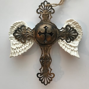 Bell Christmas Cross “when a Bell Rings an Angel Gets Their Wings ...